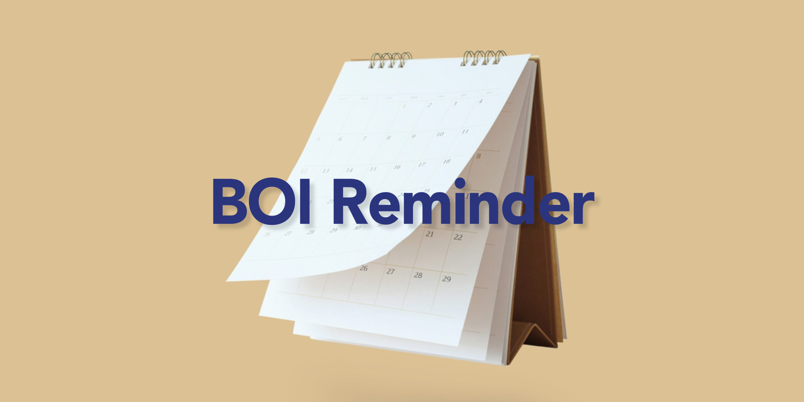 FinCEN BOI Reminder - HM&M
